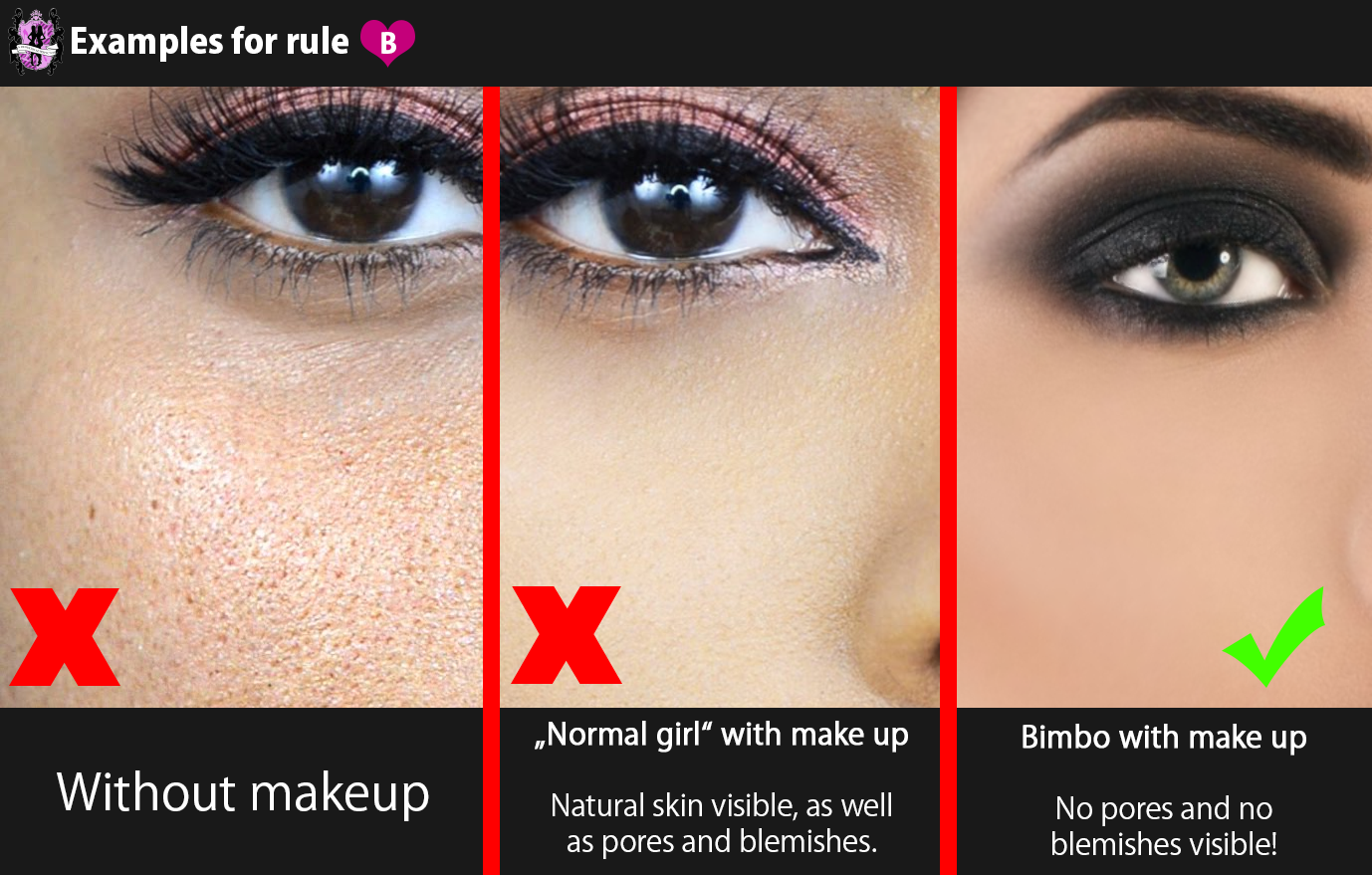 The PBA Guide to Bimbo Makeup – 2. The 5 basic rules for bimbo make up ...