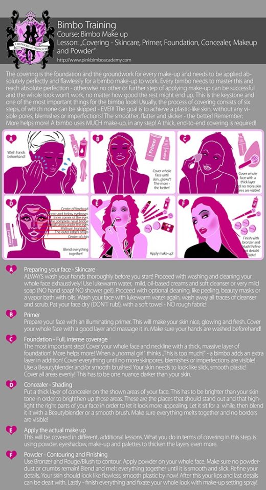 The PBA Guide to Bimbo Makeup – 3. Covering - Skincare, Primer ...