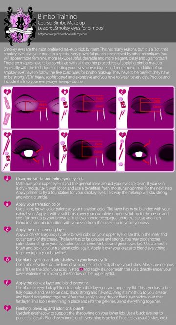 The PBA Guide to Bimbo Makeup – 7. Smokey eyes for bimbos (the default ...