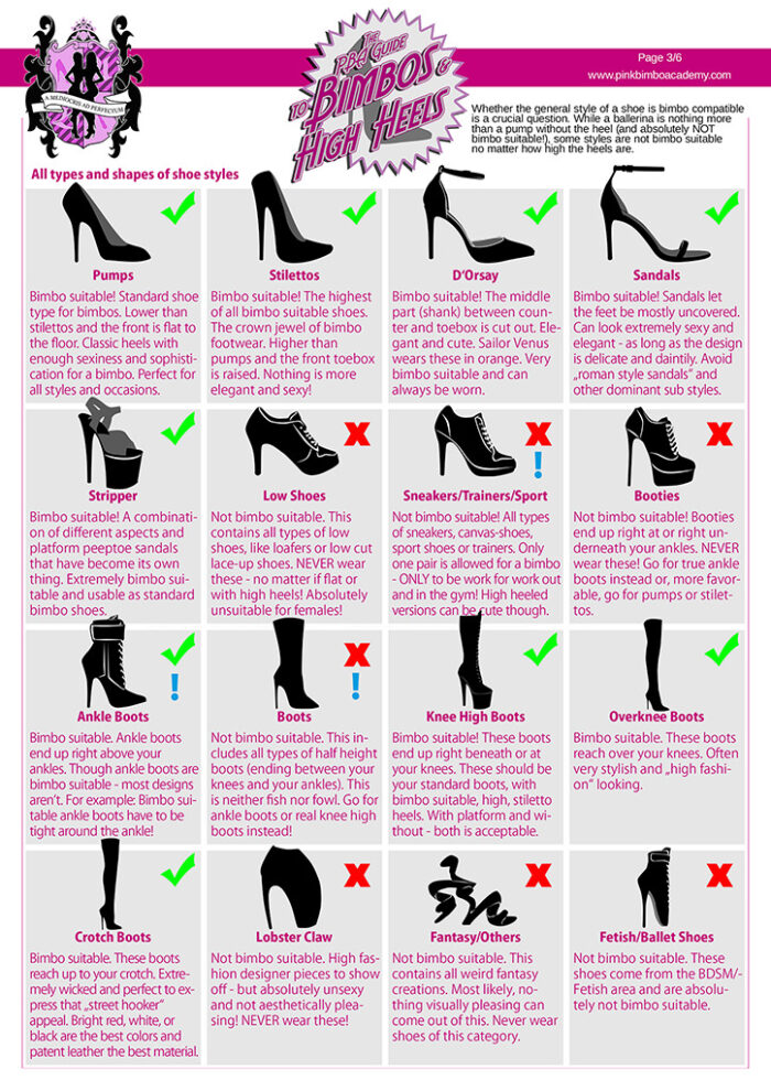 The PBA Guide to Bimbos and High Heels – 7. Types of bimbo suitable ...
