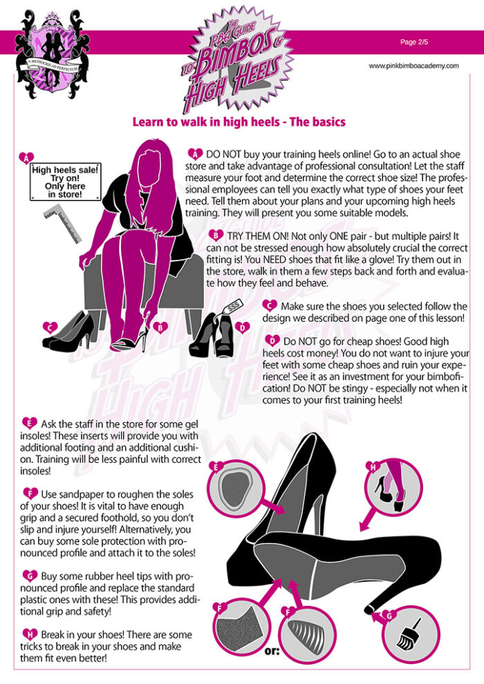 The PBA Guide to Bimbos and High Heels - 8. Tutorial: “How to learn and ...
