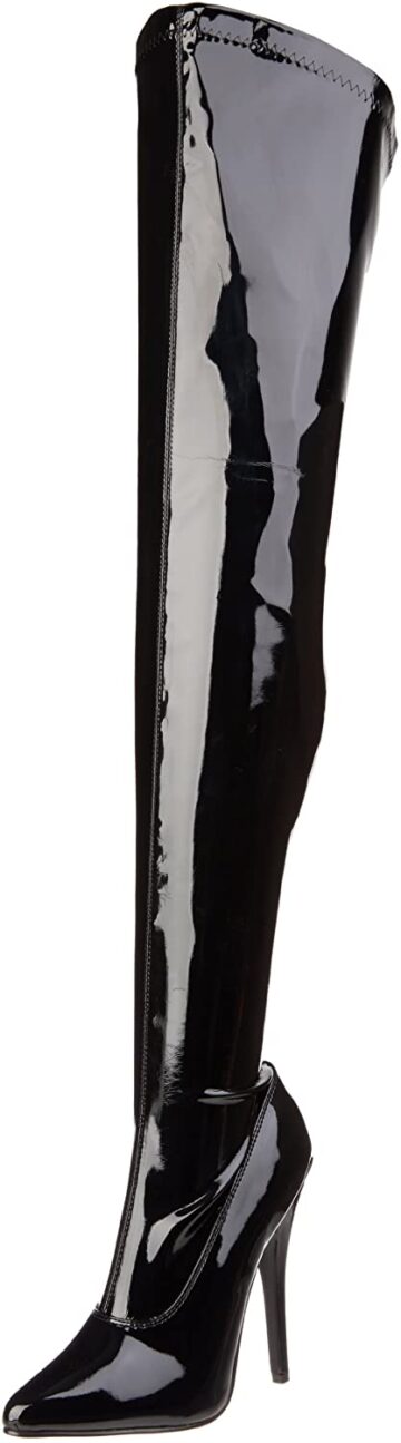 Bimbo Uniforms – Shoes: Devious Domina-3000 (Black) - Pink Bimbo Academy