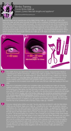 The PBA Guide to Bimbo Makeup – 22. Fake Eyelashes / Semi permanent ...